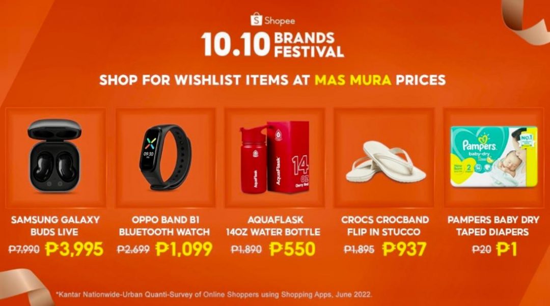 Shopee unveils the 10.10 Brands Festival, their largest brand sale of the year – Vic-Vic Bautista