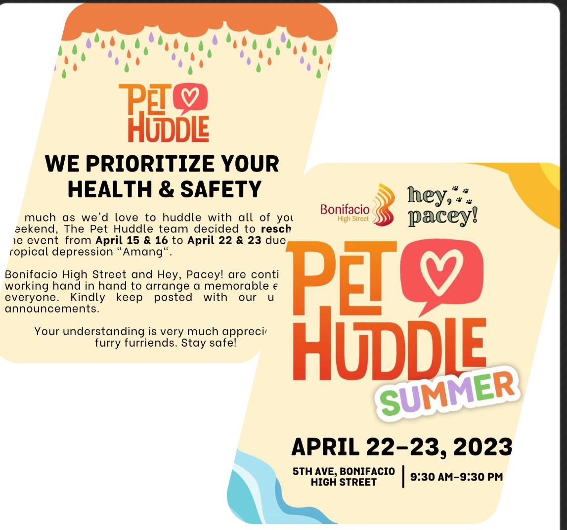 Back for the largest pawty of the summer is BGC’s Pet Huddle and you’re ...